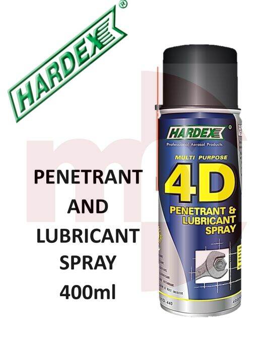 HARDEX 4D PENETRANT & LUBRICANT SPRAY 400ml HD-440 | Lazada PH