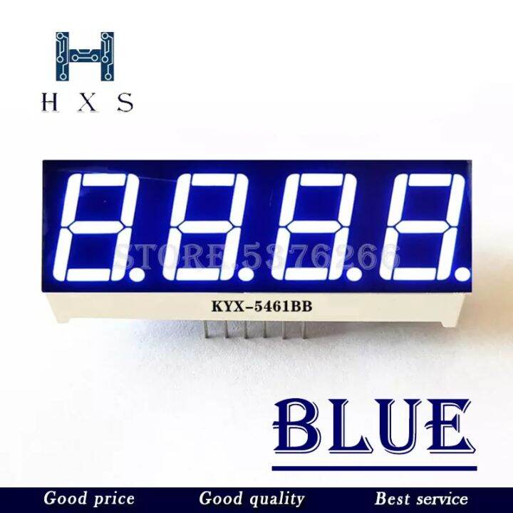 5pcs 056inch Led Display 7 Segment 1bit2 Bit3 Bit4 Bit Digit Tube Blue Common Cathode 