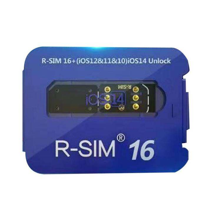 1*R-SIM16 Nano Unlock RSIM Card For iPhone 12/11Pro Q0P5 XS XR 7 8 6S ...