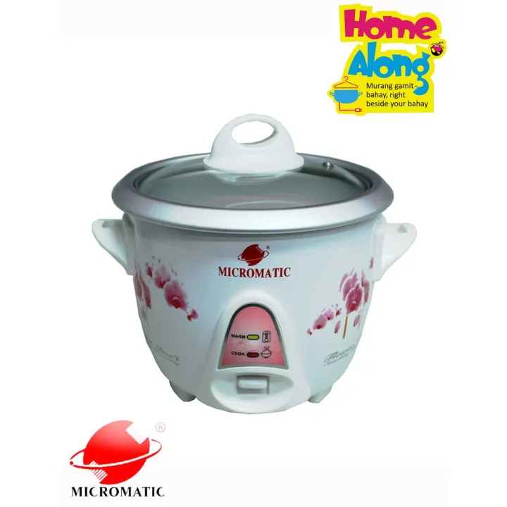 Micromatic MRC-3 Rice Cooker 0.6L 350w Flower Design White | Lazada PH