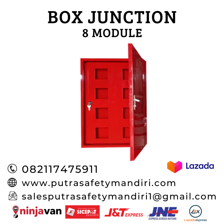 JBFA BOX FIRE ALARM JUNCTION 8 MODULE 50X40X15 CM KUNCI PUSHLOCK ...