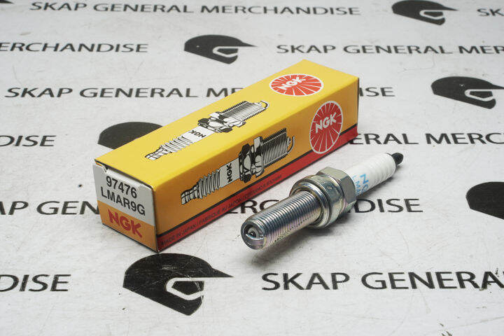 NGK LMAR9G • 92070-0716 • NICKEL [STANDARD / STOCK] SPARK PLUG - NINJA 400 '17 / ABS / KRT ...