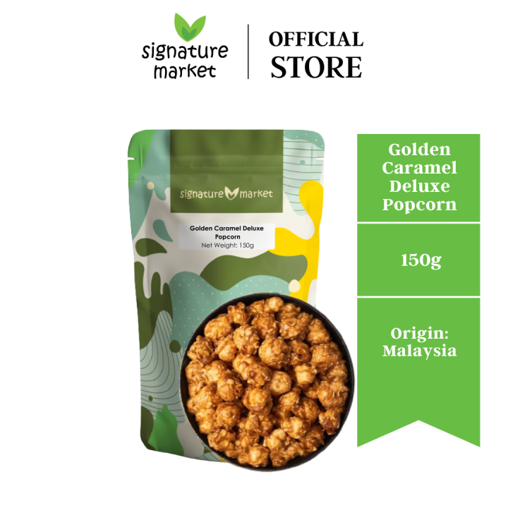 Signature Market Golden Caramel Deluxe Popcorn (150g) | Lazada