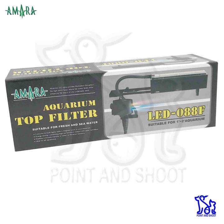Amara LED-088F Aquarium Top Filter | Lazada PH
