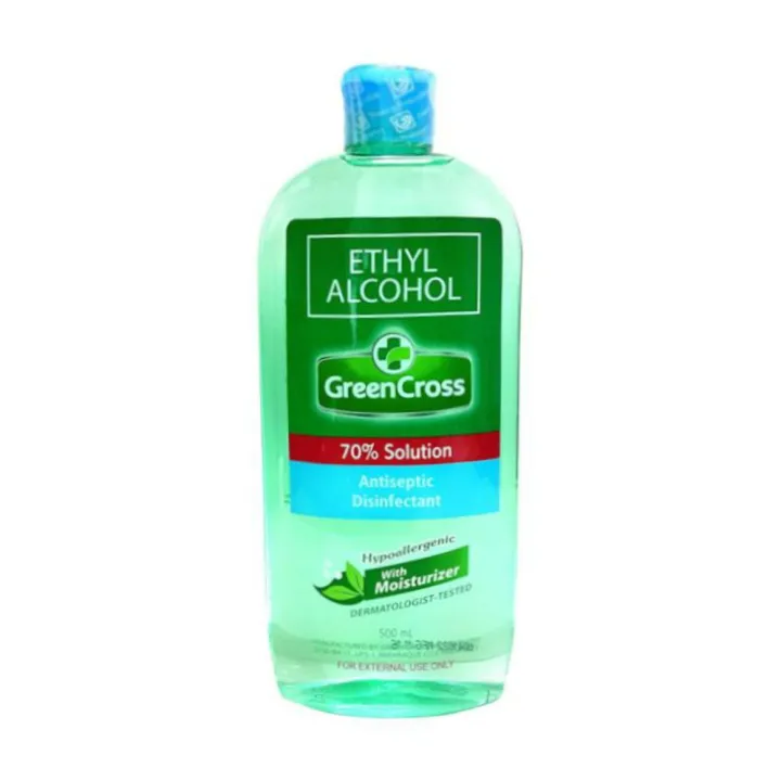 Green Cross with Moisturizer 70% Ethyl Alcohol 500 ml | Lazada PH