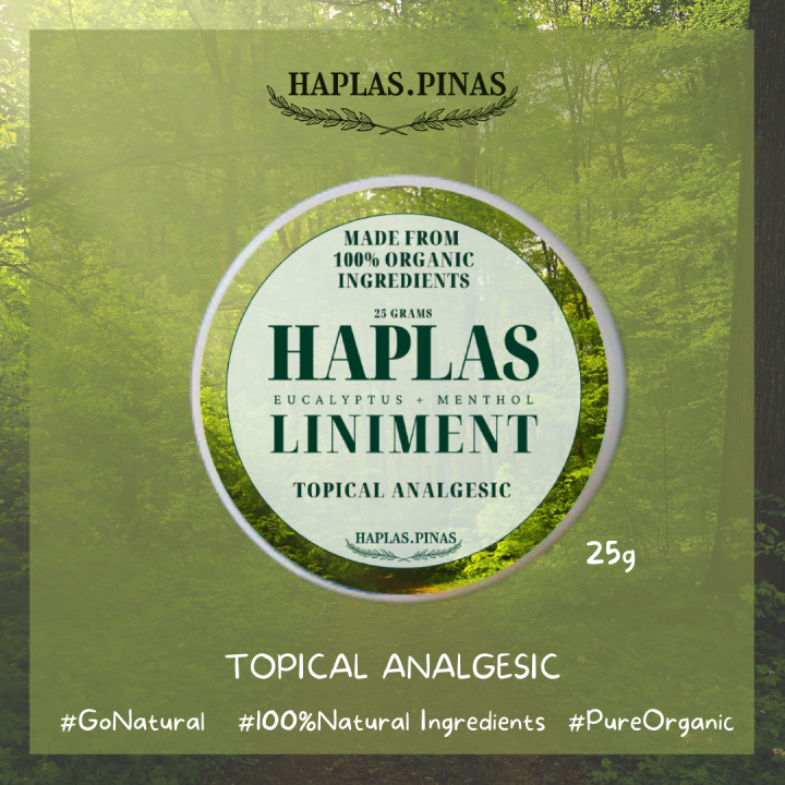⭐[Haplas Pinas] 25g Haplas Liniment with Ginger Himalayan Oil Natural ...