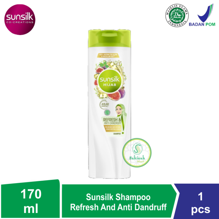 Sunsilk Hijab Recharge Refresh And Anti Dandruff Shampoo 170 ml ...
