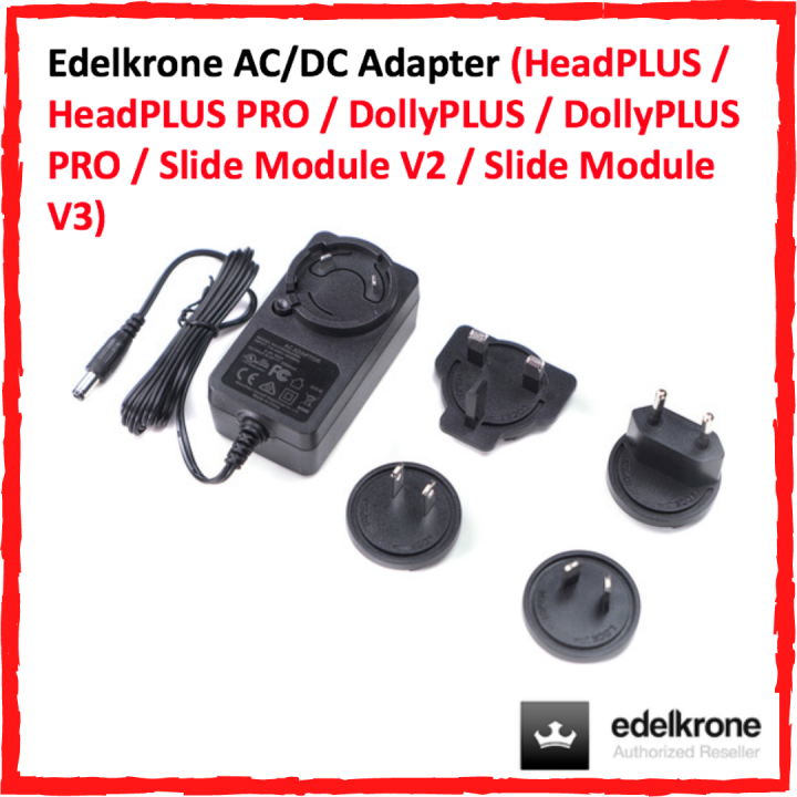 Edelkrone AC/DC Adapter (HeadPLUS / HeadPLUS PRO / DollyPLUS ...