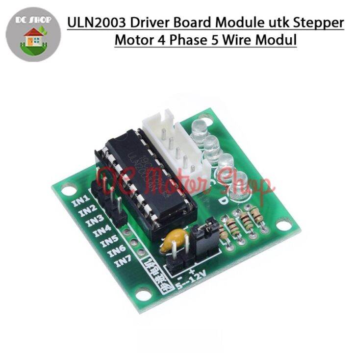 ULN2003 Driver Board Module utk Stepper Motor 4 Phase 5 Wire Modul ...