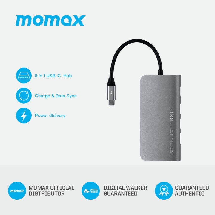 Momax Onelink 8-IN-1 Type-C Hub | Lazada PH