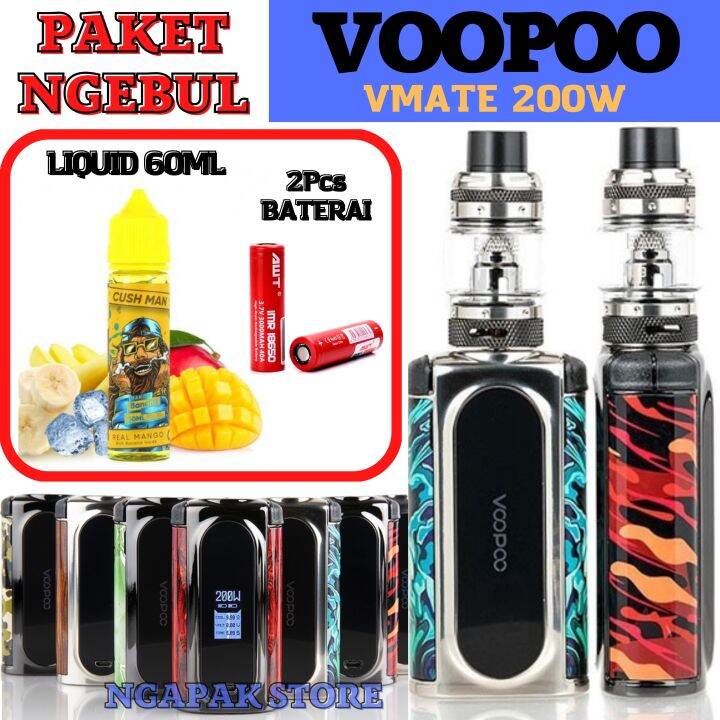 FULLSET~Authentic Voopo VMATE Kit 200W~NGAPAK | Lazada Indonesia