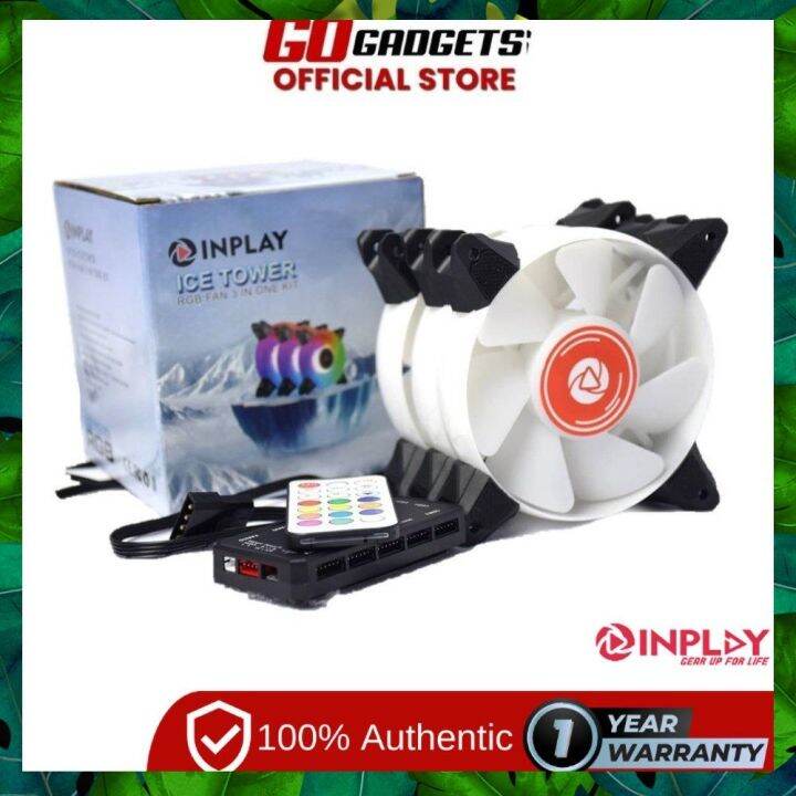 Inplay 120mm ARGB Cooling Fan Ice Tower V2 3in1 Kit With Controller ...