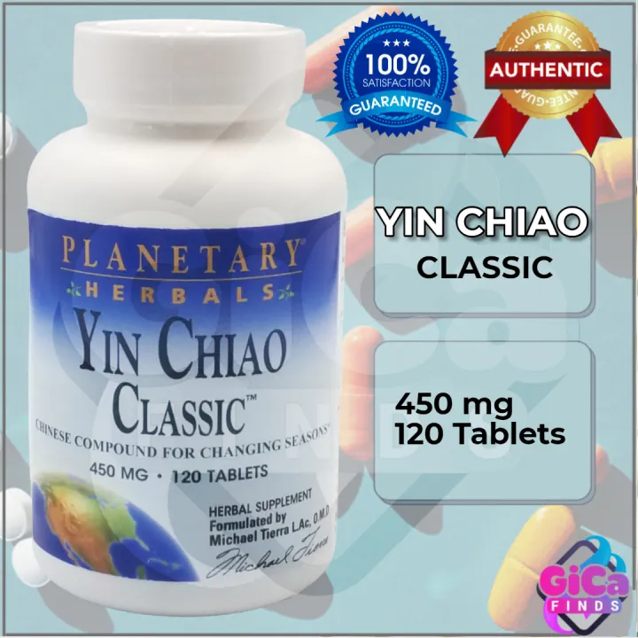 Planetary Herbals Yin Chiao Classic 450 mg 120 | Lazada PH