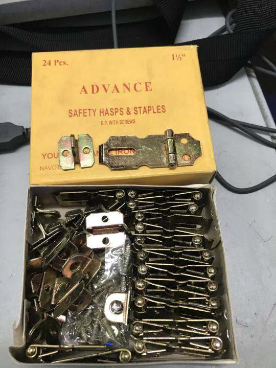 Safety Hasp Advance Brand 1-1/2" selling per box (2 dozen) only | Lazada PH