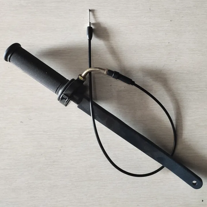 Free Shipping Outboard Motor Part Handle With Throttle Cable For Hangkai 2 Stroke 3.5 Hp Boat ...