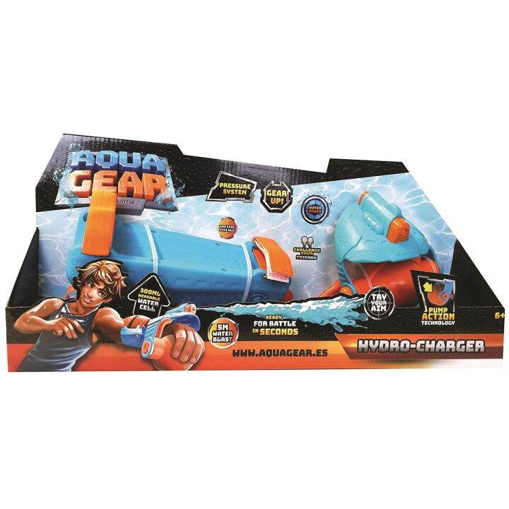 Aqua Gear Hydro Charger by Eolo WATERGUN WATER BLASTER SHIELD SUMMER ...