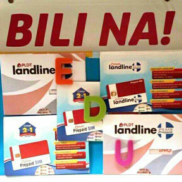 COD Order now Pldt landline sim pldt sim reloadable prepaid | Lazada PH
