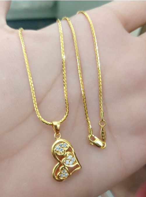 LENGKAP DENGAN SURAT KALUNG DEWASA LIONTIN PERAK 925 LAPIS MAS ASLI ...
