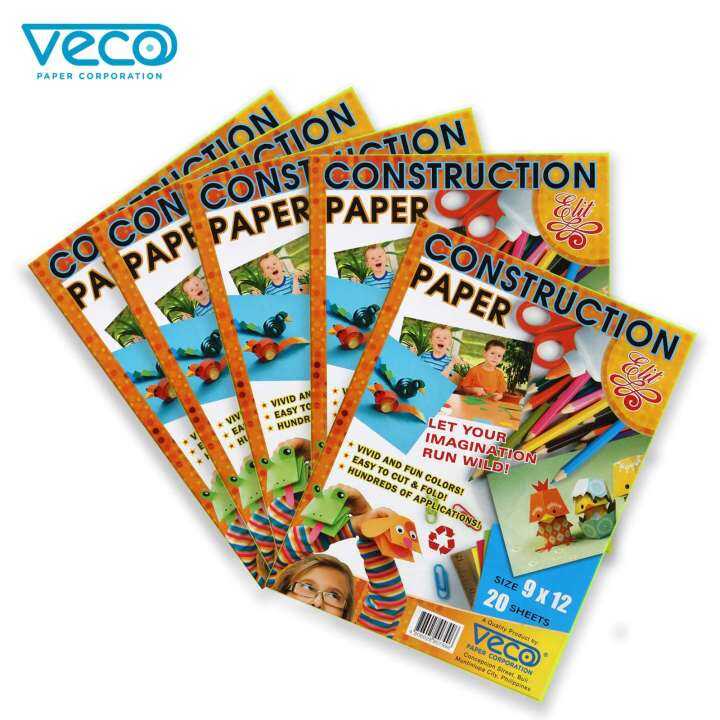 Veco Construction Paper 9x12 20s | Lazada PH