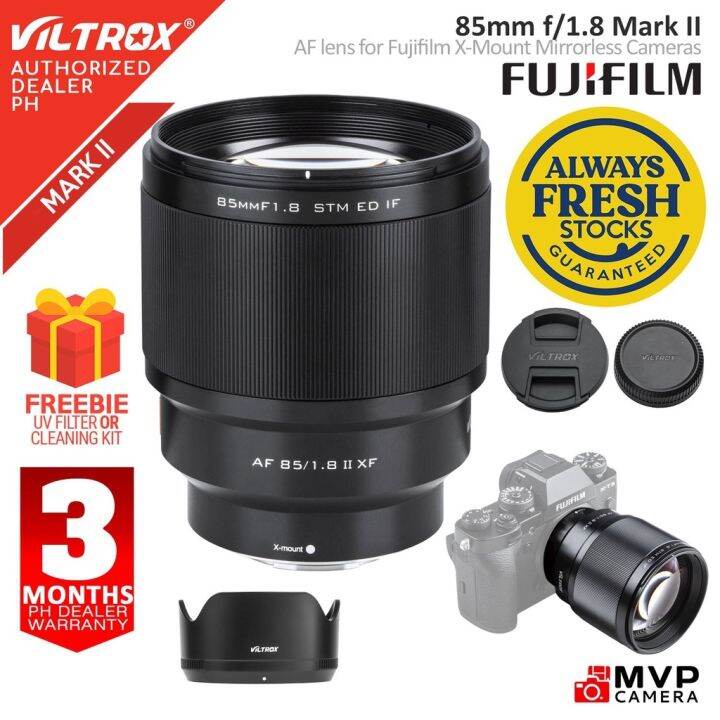 VILTROX 85mm F1.8 Mark II XF Lens Auto Focus for Fuji Fujifilm X mount ...