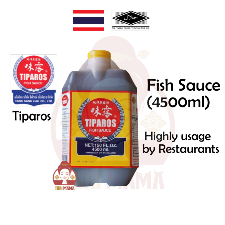 Tiparos Fish Sauce 4500 ml [Halal] Tiparos 4.5L / Tiparos Fish Sauce 4.5L | Lazada