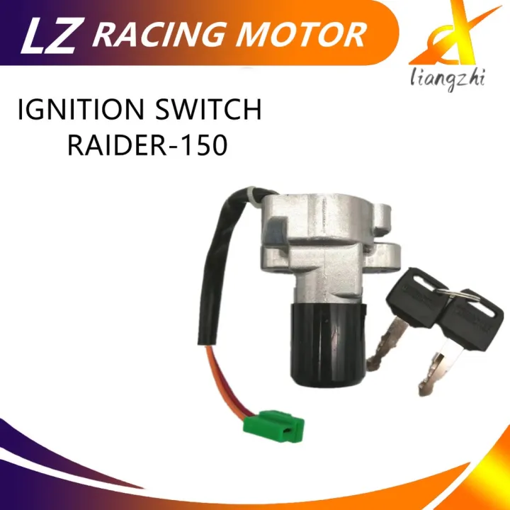 MOTORCYCLE PARTS IGNITION SWITCH W/ KEY RAIDER 150 | Lazada PH