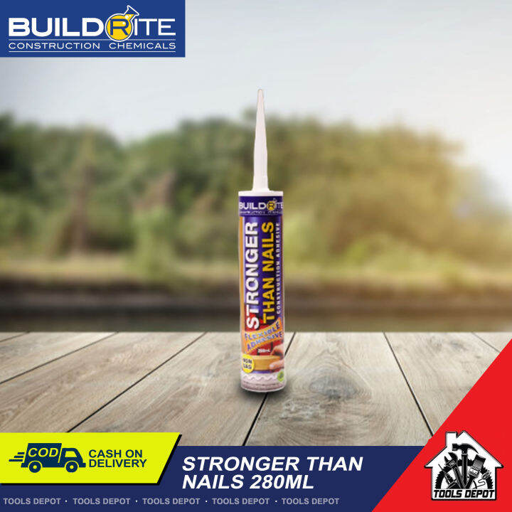 BUILDRITE STRONGER THAN NAILS 280ML CONSTRUCTION ADHESIVES AND TAPES | Lazada PH