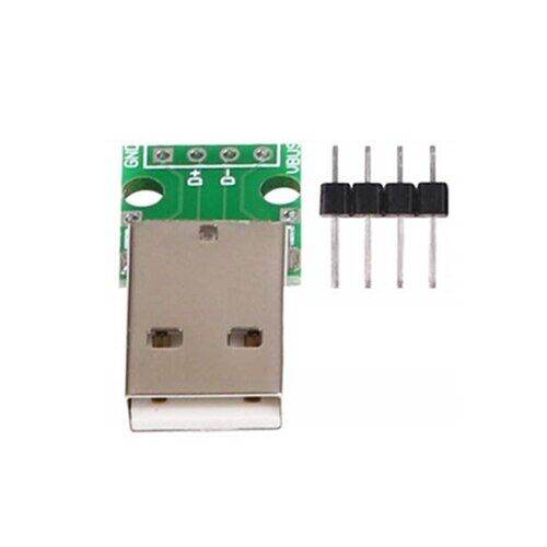 USB To DIP Adapter 5pin Female Connector B Type Converter Breadboard ...