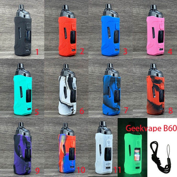 Silicone Case for GEEKVAPE B60 Texture Cover Protective Rubber Sleeve ...