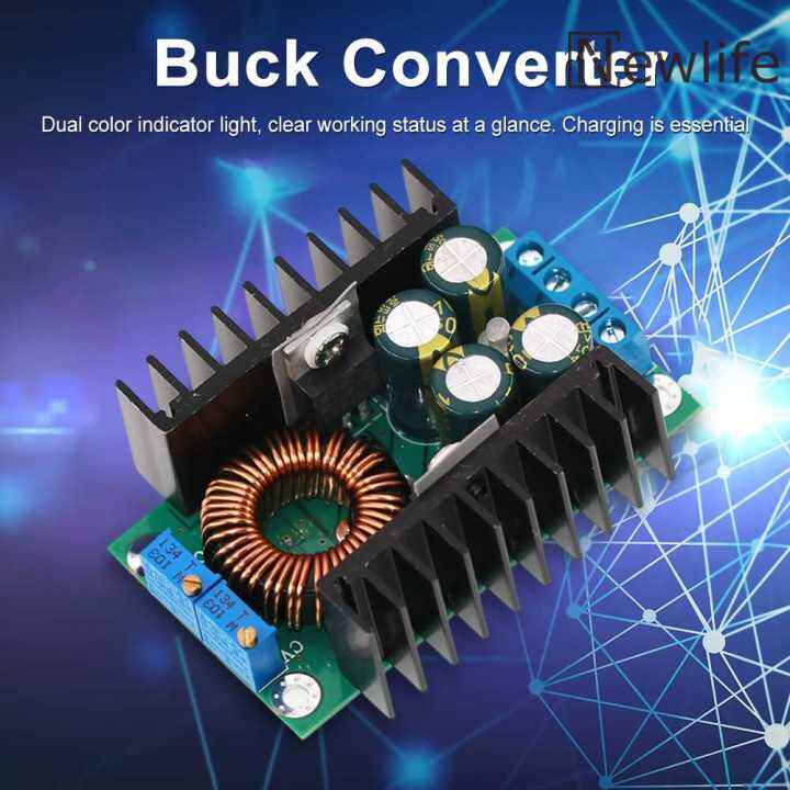 300W DC-DC Step Down Buck สูงสุด12A แหล่งจ่ายไฟตัวแปลงขาลงการป้องกันการ ...