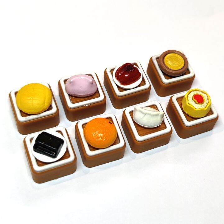 《Miss qi's keycap》 Mechanical Keyboard Dim Sum Food Magnetic Suction ...