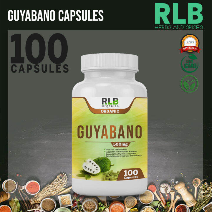 Guyabano Capsules (30, 60, 100 pcs) Helps Relieve Pain Inflammation and ...