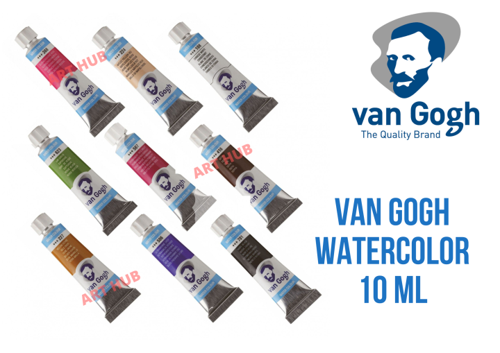 ART HUB VAN GOGH Watercolor 10 ml (Water Color Paint Tubes, Artist ...