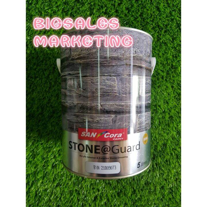 5 Litre SANCORA Stone Guard Glossy Stone Varnish / Tiles Varnish 5 ...