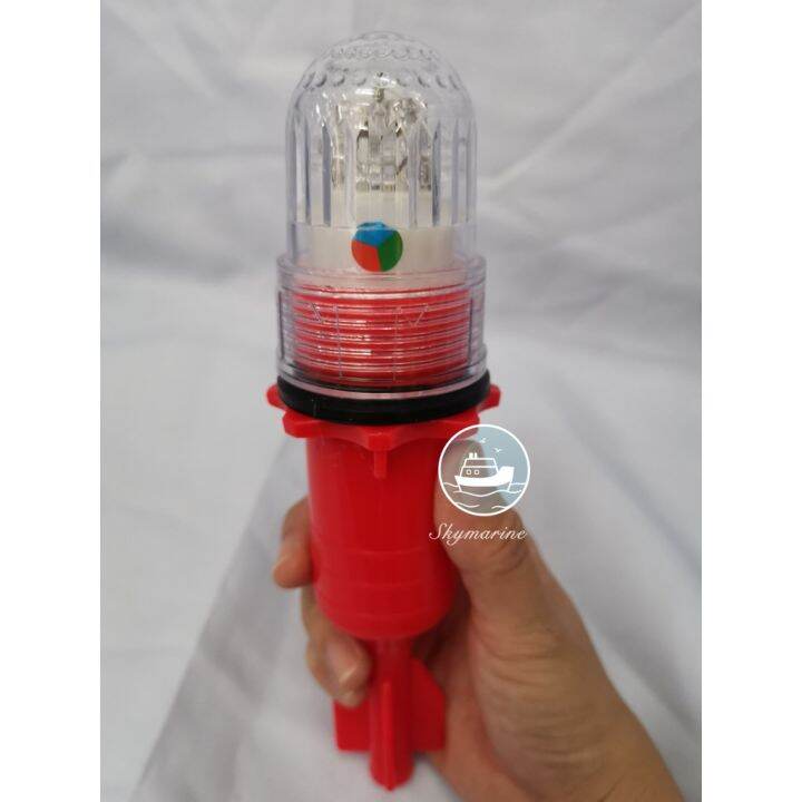 1 BATTERY 3 Colour Lampu Kelip2/ Fishing Net Light Torpedo/ Signal ...