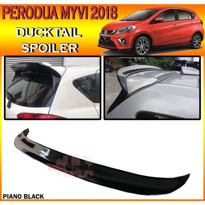 PERODUA MYVI 2018-2022 NEW MYVI DUCKTAIL SPOILER (ADD ON OE SPOILER ...