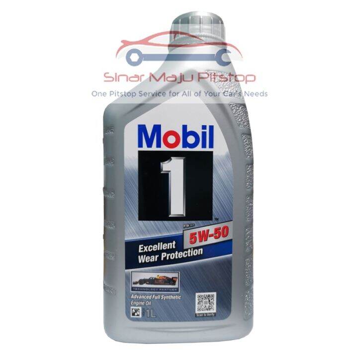 MOBIL 1 ADVANCED FULL SYNTHETIC 5W-50 API SN Original Made In Singapore ...