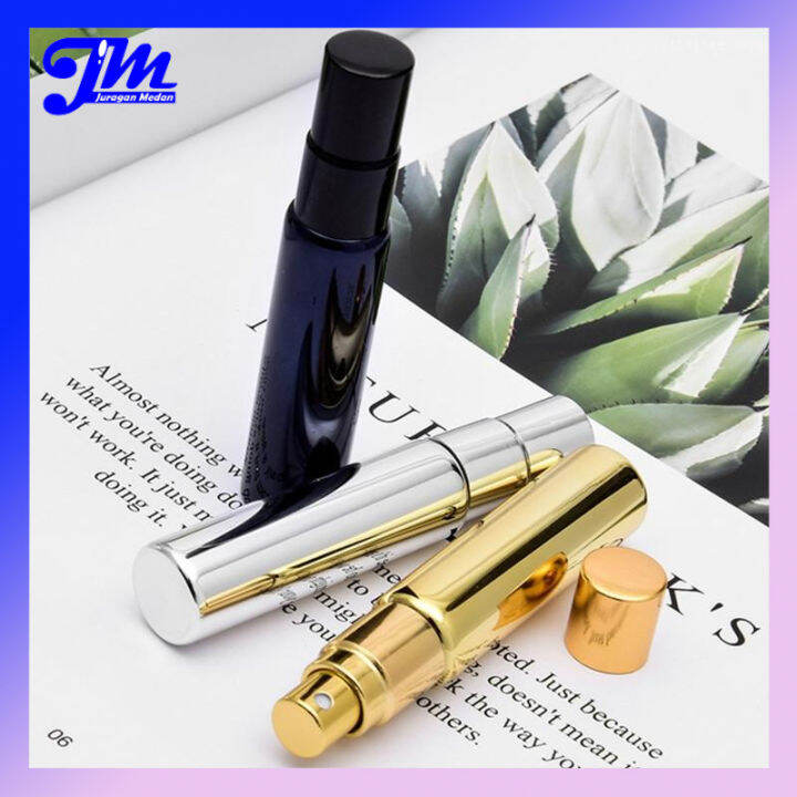 10ml Botol Refil Parfum Spray metalic Botol parfum wadah pewangi 10ml ...
