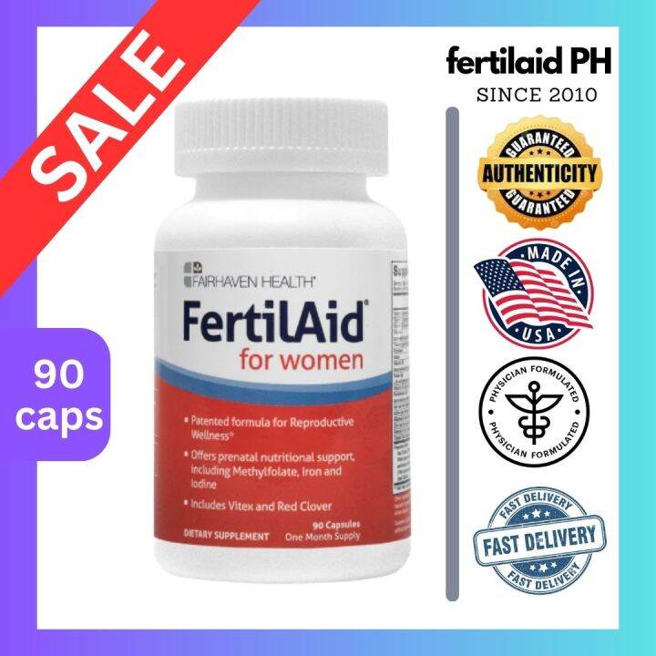 FertilAid Women - Fertility Supplement & Natural Vitamin with Vitex to ...