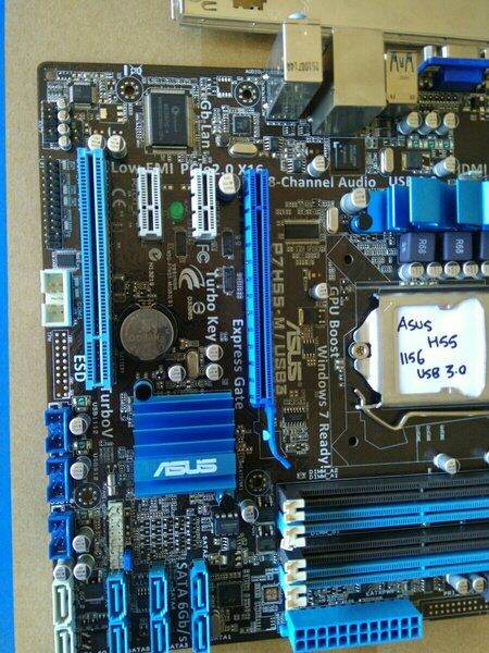 Motherboard Mainboard Mobo Asus P7H55 Socket 1156 4 slot Ram USB 3.0 ...