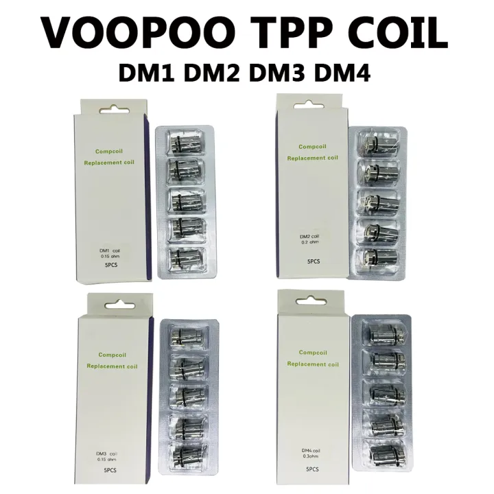 [Ship Today]VOOPOO TPP OCC Coils DM1 DM2 DM3 DM4 Replacement Coil Head For DRAG 3 Kit Drag X ...