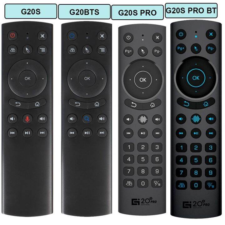 G20S PRO สมาร์ทรีโมทคอนโทรลเสียง2.4G ไร้สาย Backlit เมาส์ BT5.0อากาศไจ ...