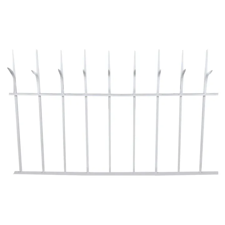 รั้วแหลมสำเร็จรูป SPIKE 0.6X1 ม. สีขาวSPIKED FENCE TOPPER SPIKE 1001 0 ...