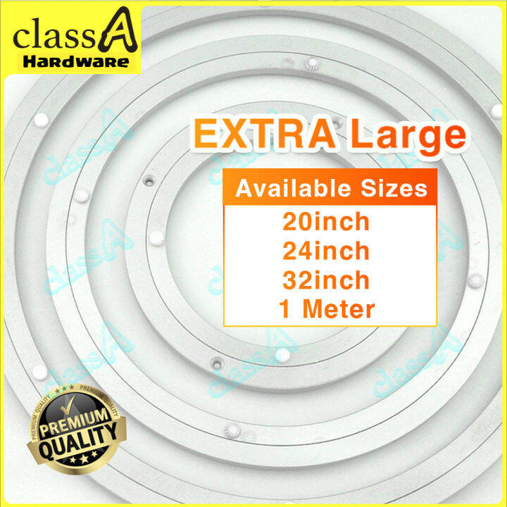 ClassAHW Aluminium Swivel Base Dining Table Turning Lazy Susan Plate ...