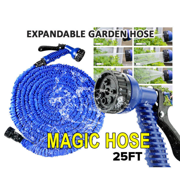 JAMIGO Authentic Magic Hose Expandable Flexible Plastic Hose With Spray ...