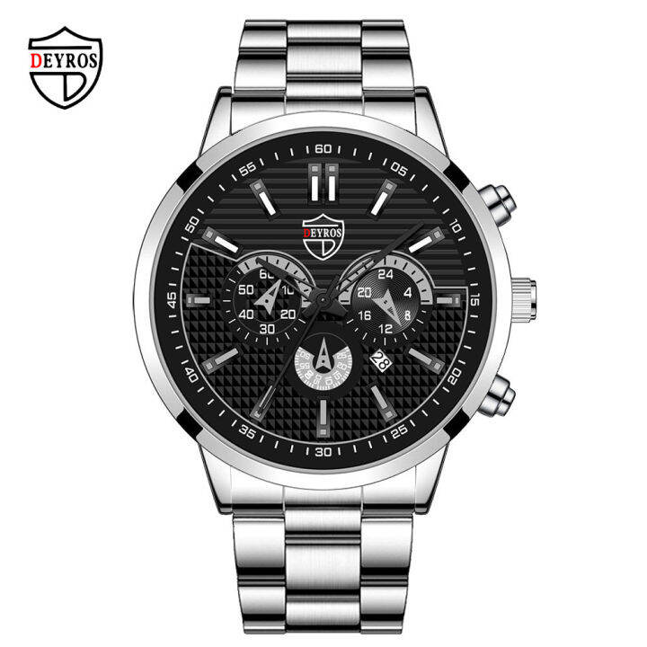 DEYROS Watch for Men Original New Brand Man Clock Fashion Calendar ...