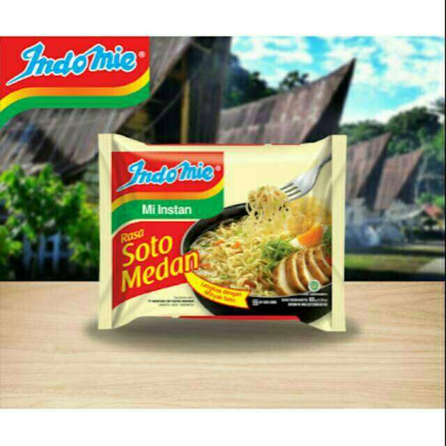 Indomie Rasa Soto Medan/ Soto Medan Mie Instant/netto 70gr/ 1 pack 5 ...