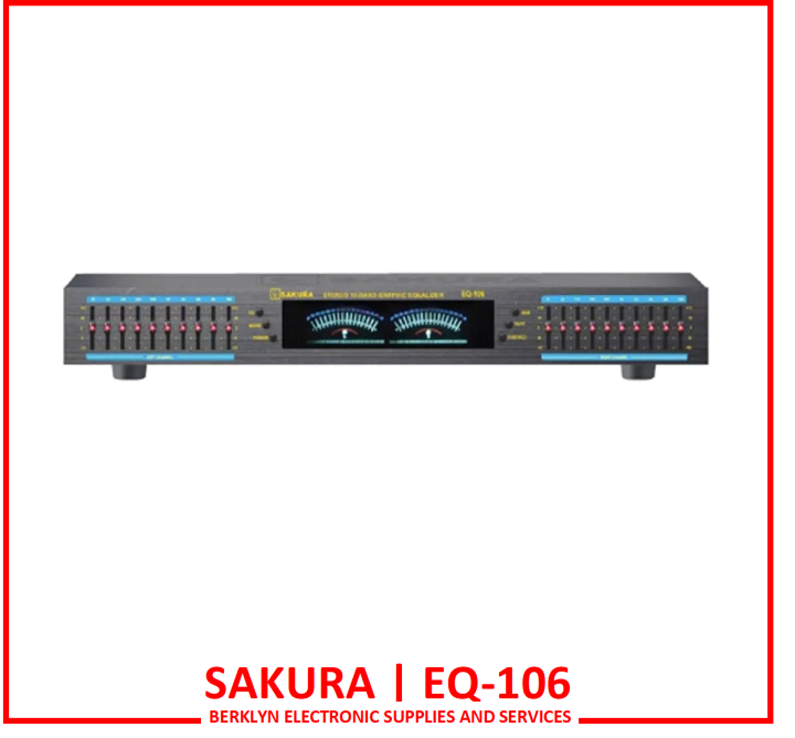 SAKURA EQ-106 STEREO GRAPHIC EQUALIZER | Lazada PH