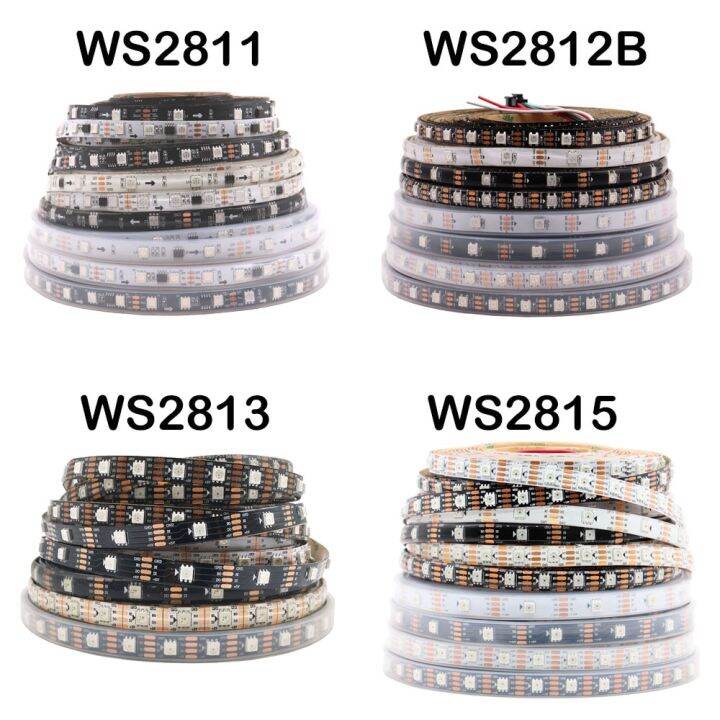 WS2811 WS2812B WS2813 WS2815 5050 RGB Smart LED Strip Individually ...