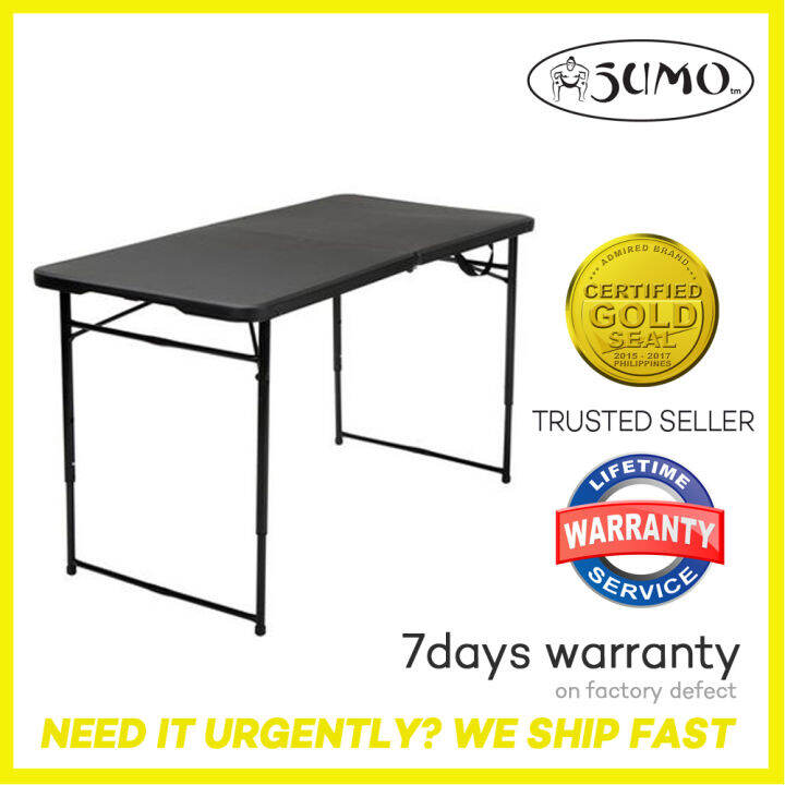 SUMO ST-2448PF BLK Rectangular Folding Plastic Table, Laptop Table ...